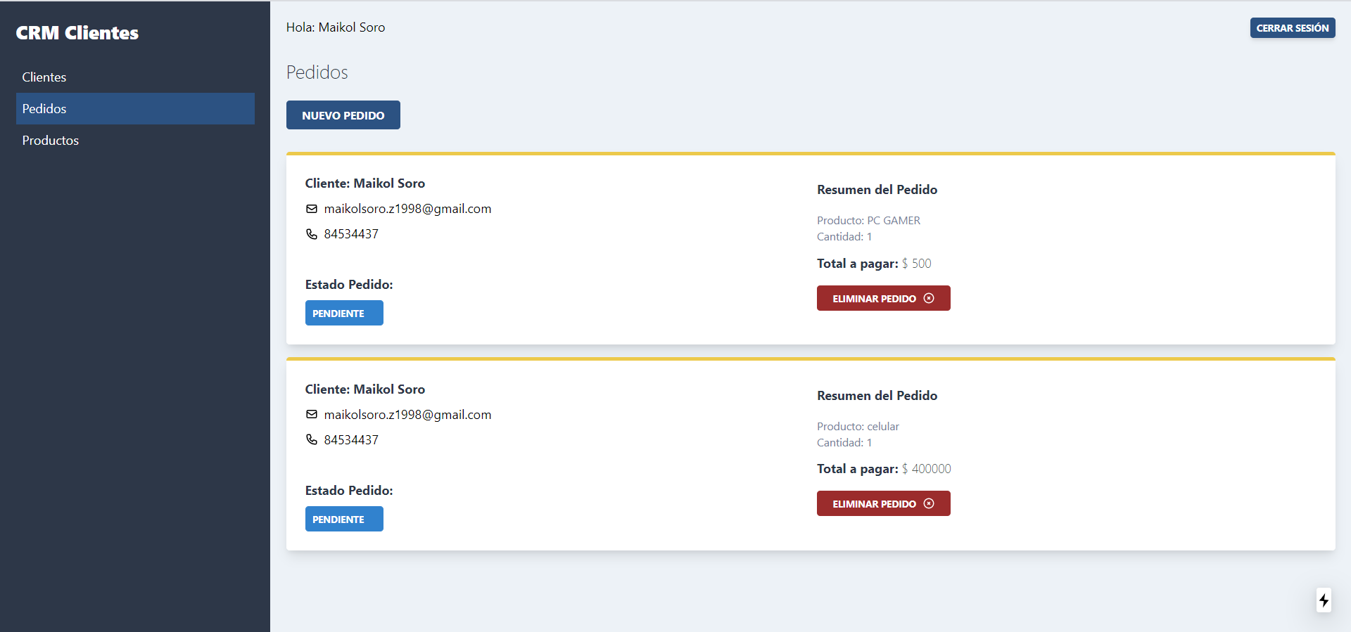 GitHub - MaikolSoro/crmcliente: Next.js, GraphQL