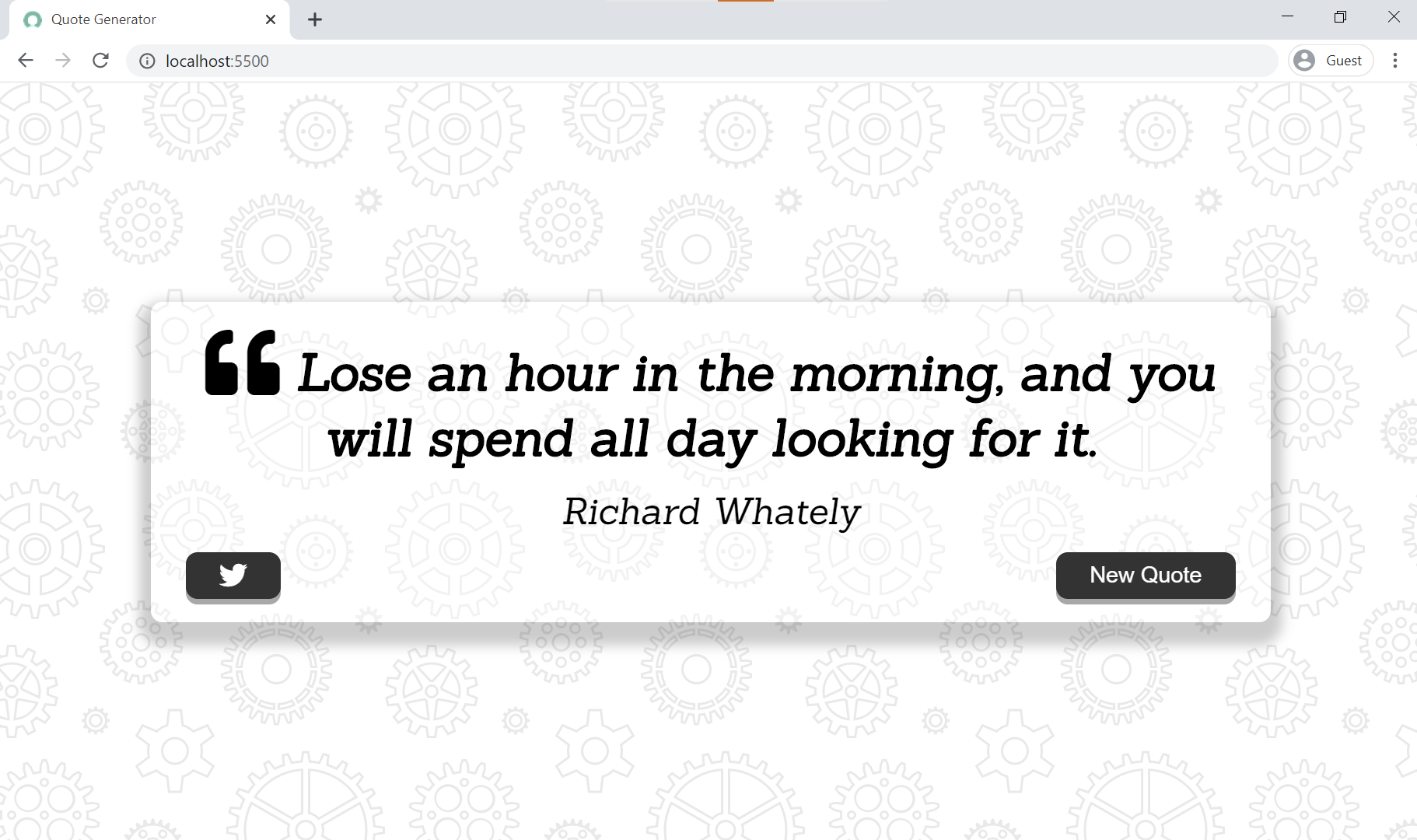 GitHub - abhishekjuneja15/QuoteGenerator