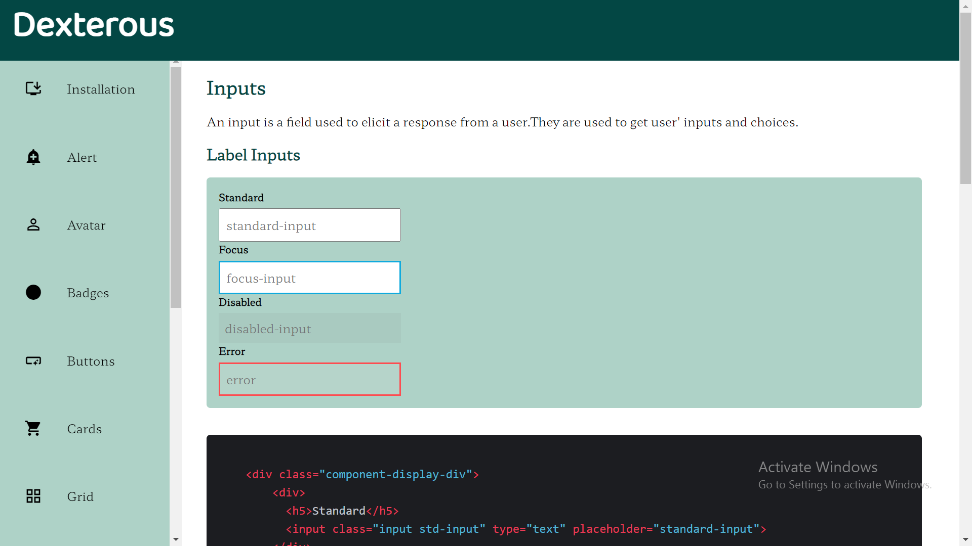 GitHub - vaibhav-mahalle/Dexterous-UI: component library to for creating the css components