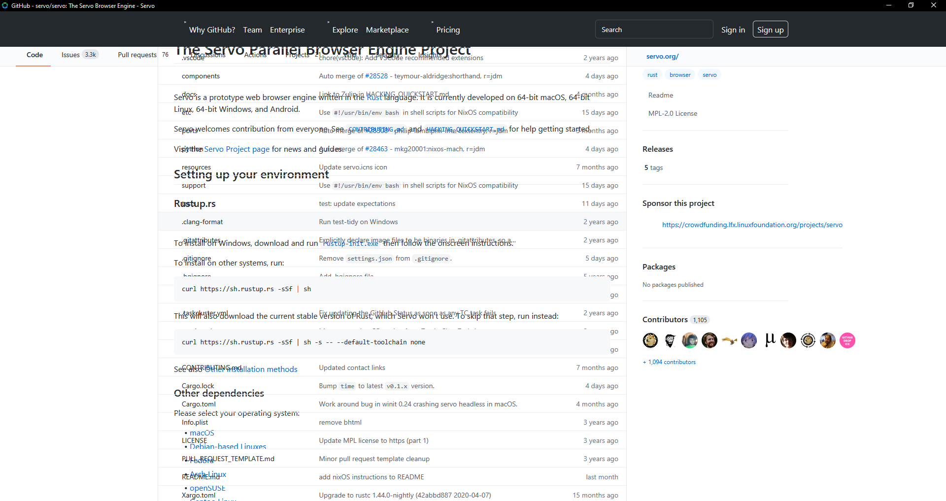The Sites Are Not Displayed Correctly · Issue 28533 · Servo Servo · Github