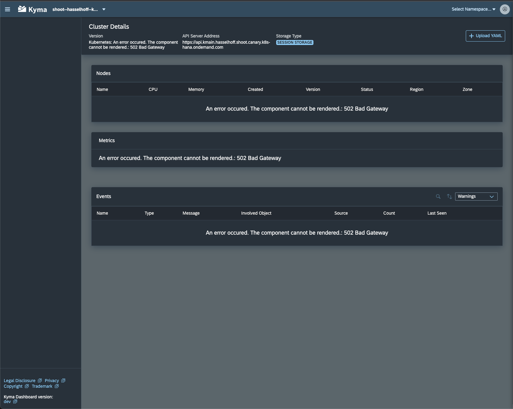Handle errors for incorrect kubeconfig · Issue #2149 · kyma-project/busola · GitHub