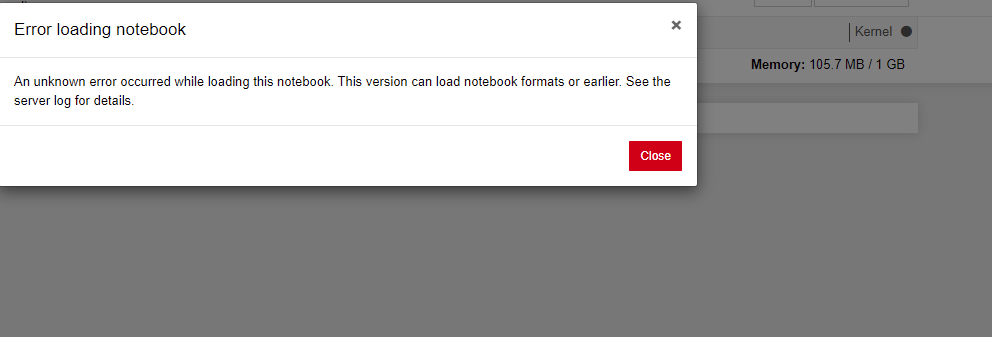 Unable to load jupyter notebooks for my course on SBCC jupyterhub ...