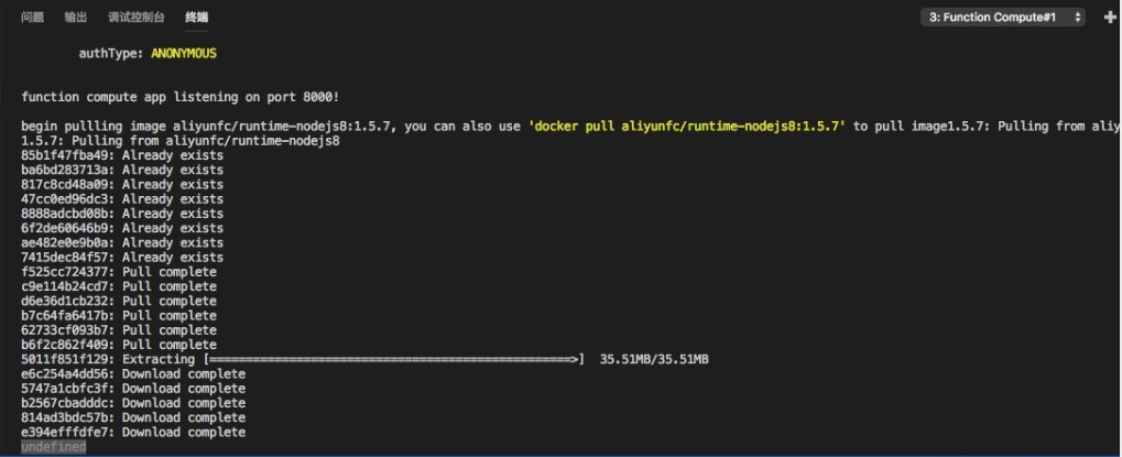 docker pull 镜像如果磁盘没有空间，没有提示错误信息 · Issue #408 · alibaba/funcraft · GitHub