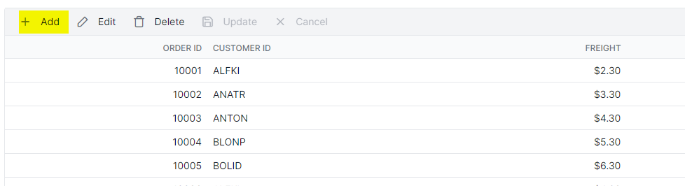 A feature to add new row to MudTable and MudDataGrid · Issue #4153 · MudBlazor/MudBlazor · GitHub