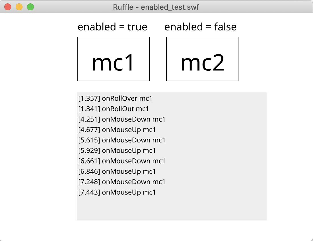 Setting MovieClip.enabled to false disables too many events · Issue #3250 · ruffle-rs/ruffle ...