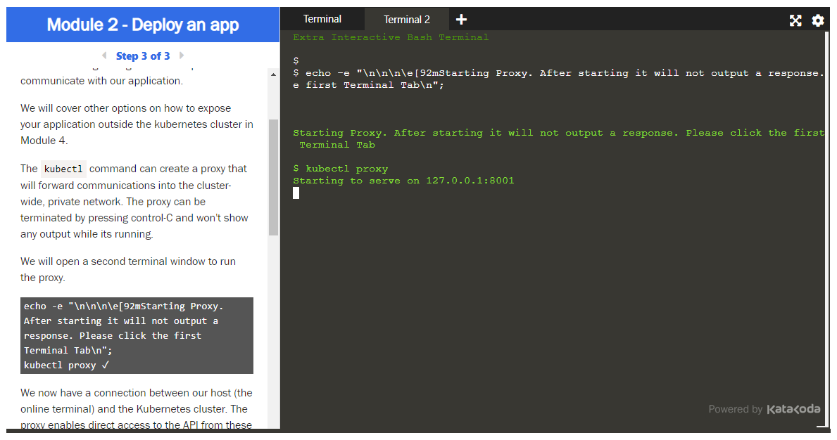 Interactive Tutorial - Deploying an App · Issue #30259 · kubernetes ...