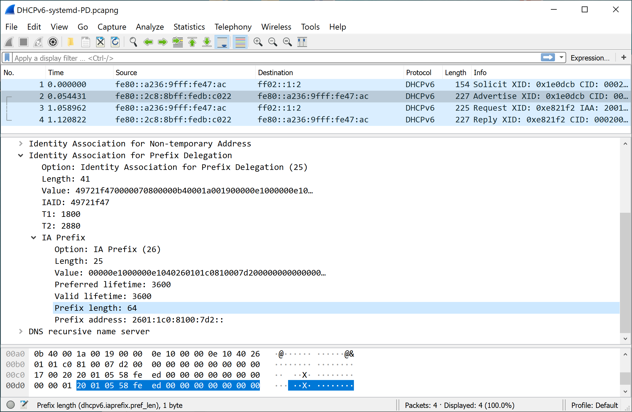 Implement IPv6 Prefix Delegation Prefix-Length Hinting · Issue #13547 · systemd/systemd · GitHub