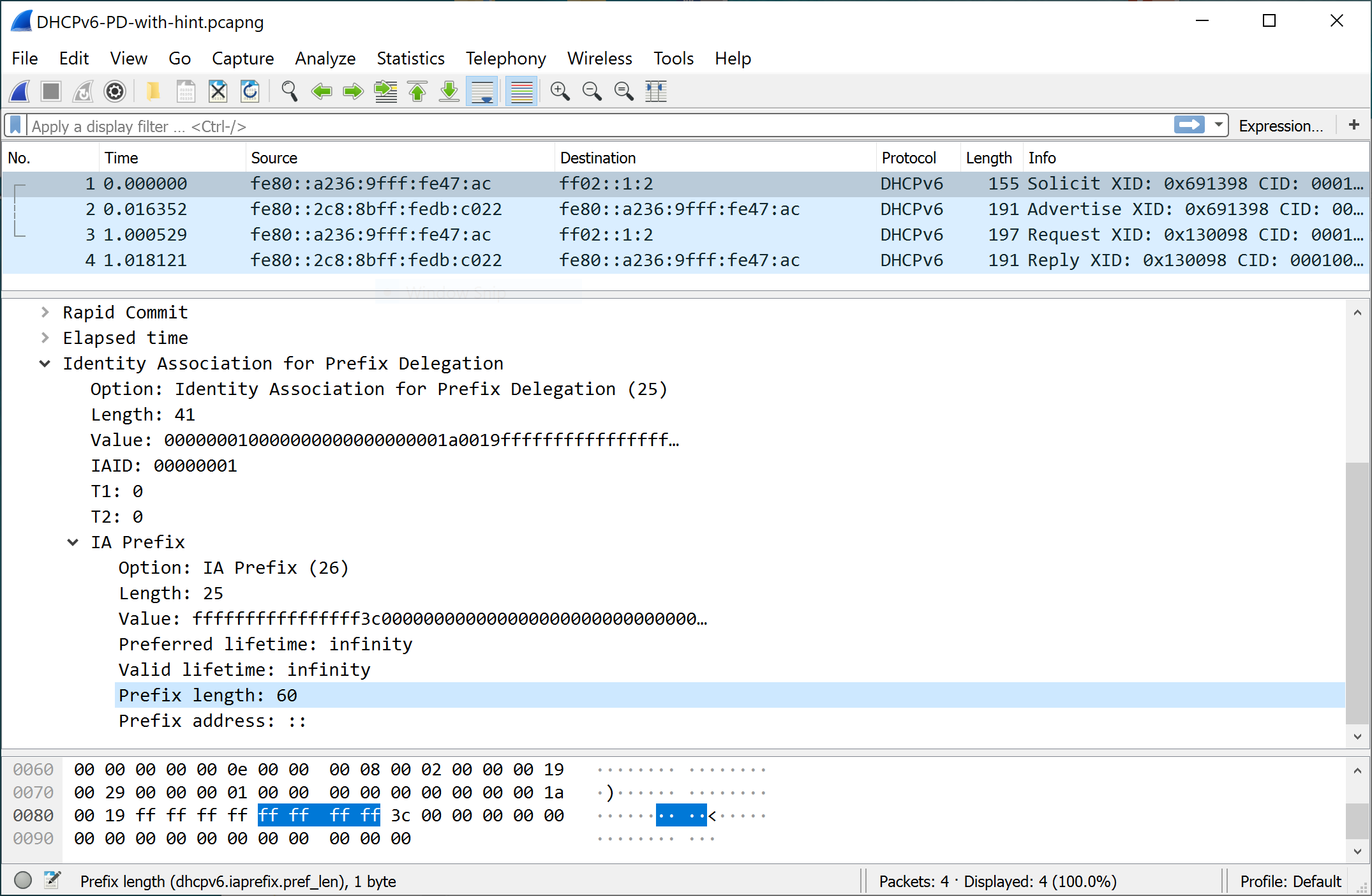 Implement IPv6 Prefix Delegation Prefix-Length Hinting · Issue #13547 ...