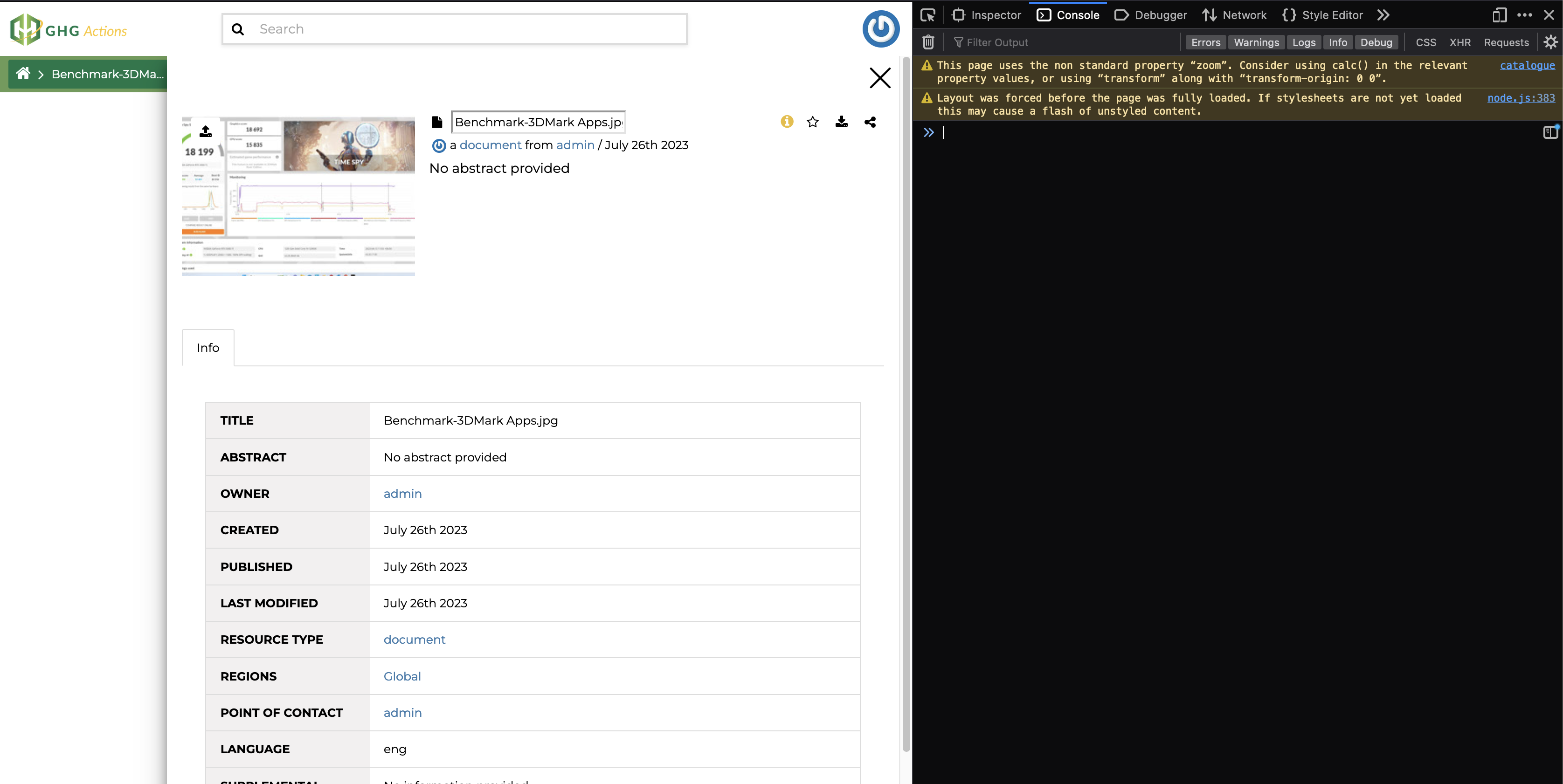 Photo Document Upload Succeeds But Not Shown · Issue 11294 · Geonodegeonode · Github