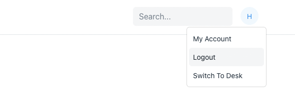 Add Logout Option · Issue #157 · frappe/helpdesk · GitHub