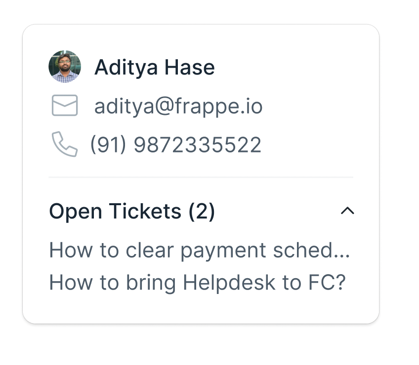 Broken UI - Contact Panel · Issue #259 · frappe/helpdesk · GitHub