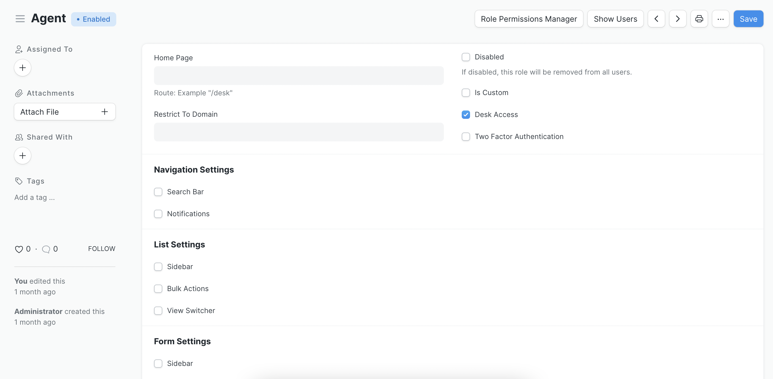 Enable Search Bar Permissions for Agents at Framework level · Issue #287 · frappe/helpdesk · GitHub