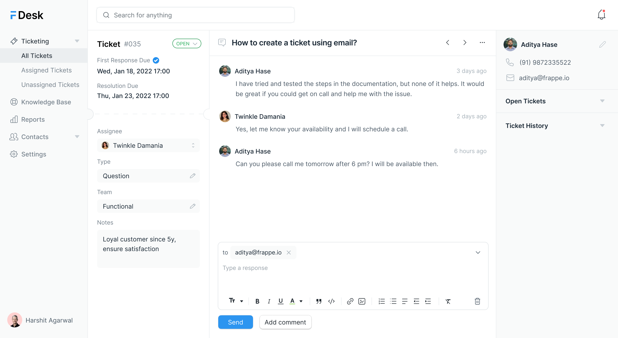Implement new Conversation View · Issue #292 · frappe/helpdesk · GitHub