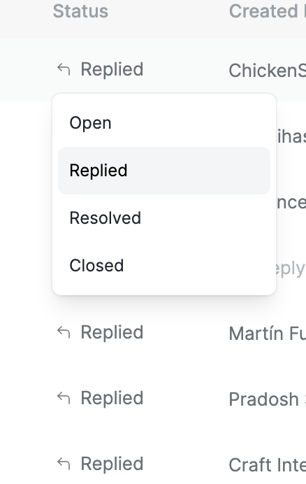 add icons to status field · Issue #473 · frappe/helpdesk · GitHub