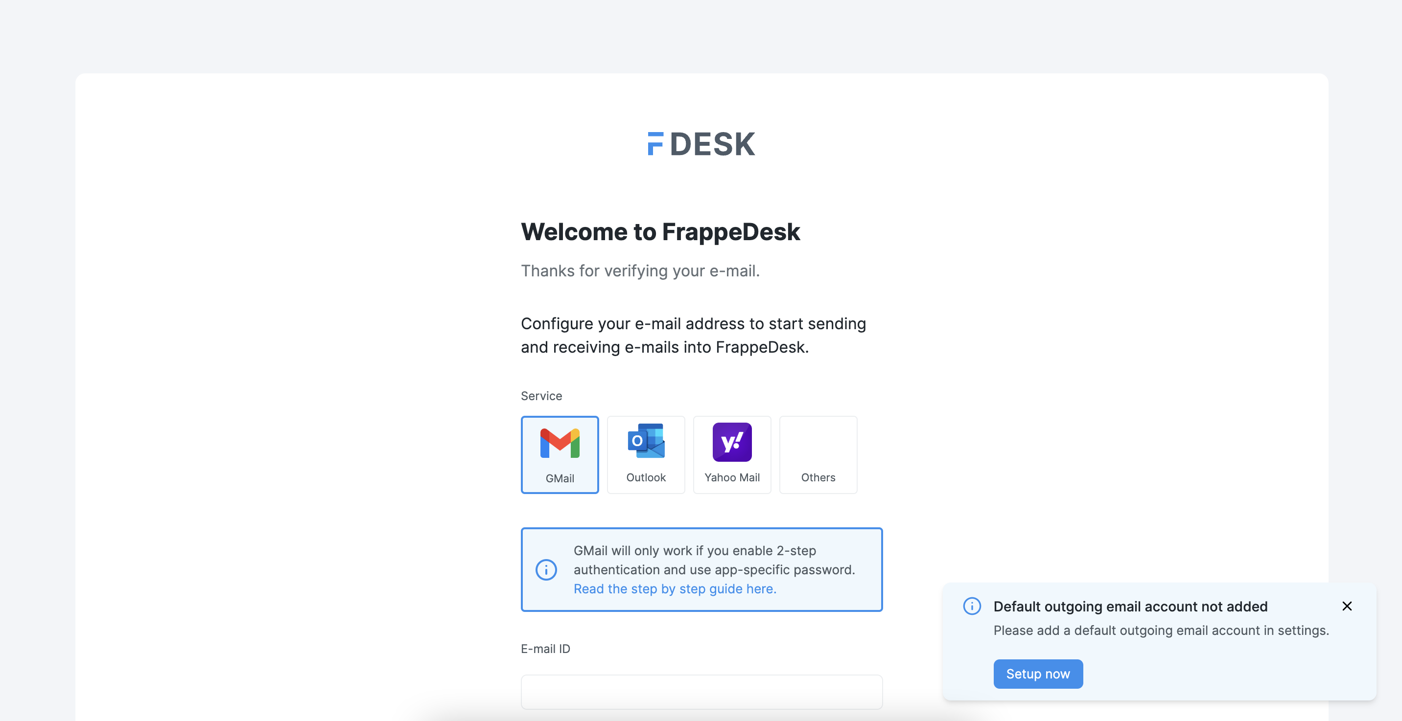 fix email setup message · Issue #554 · frappe/helpdesk · GitHub