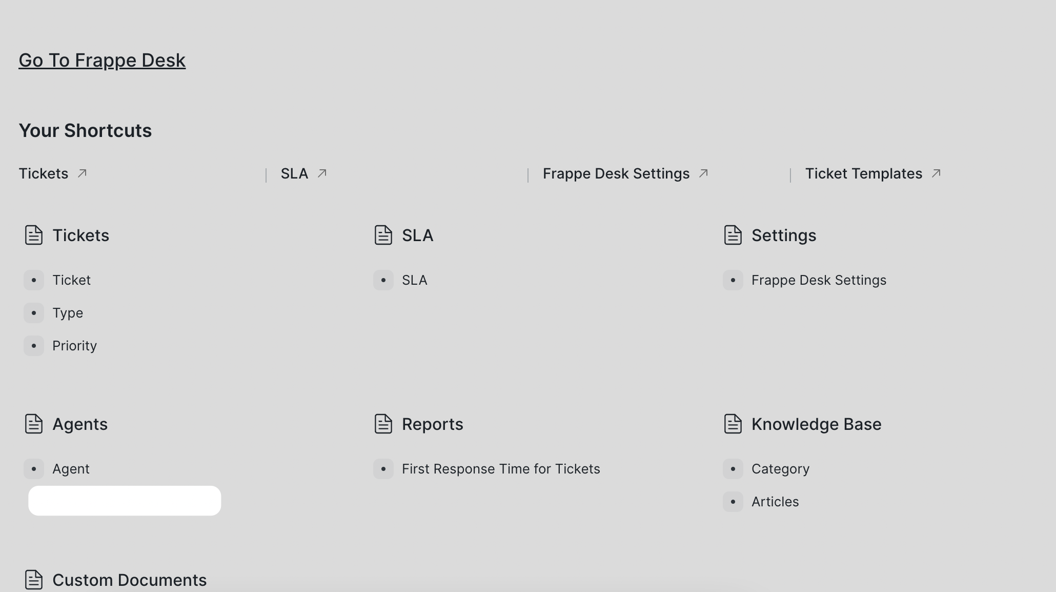 add `Agent Group` in Frappe Desk workspace · Issue #702 · frappe ...