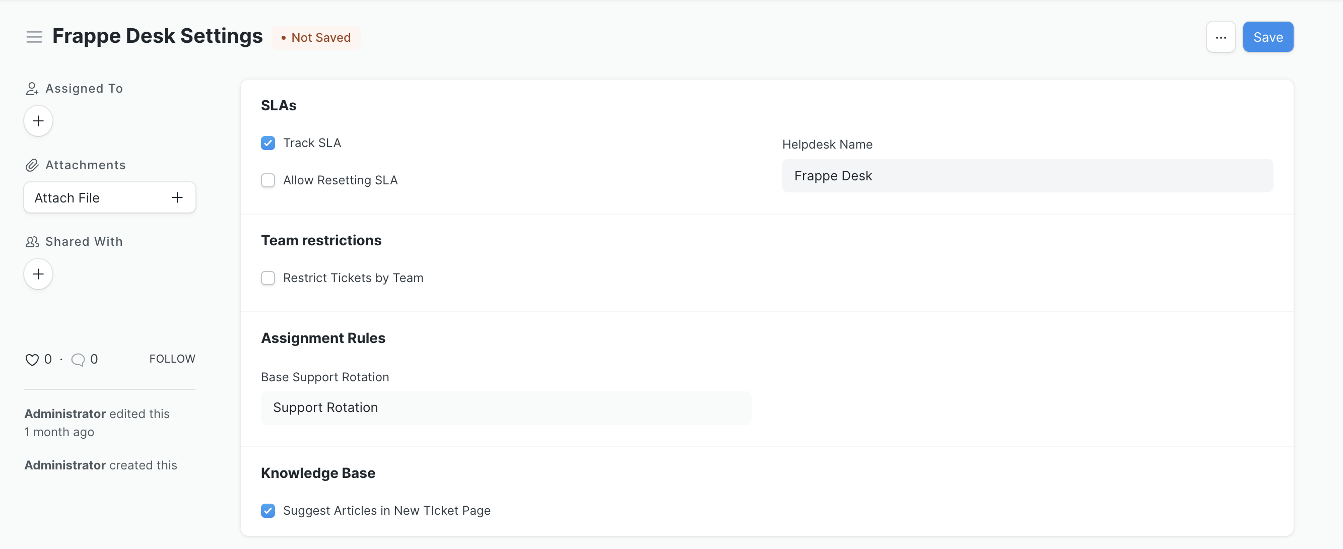 remove old support settings · Issue #595 · frappe/helpdesk · GitHub