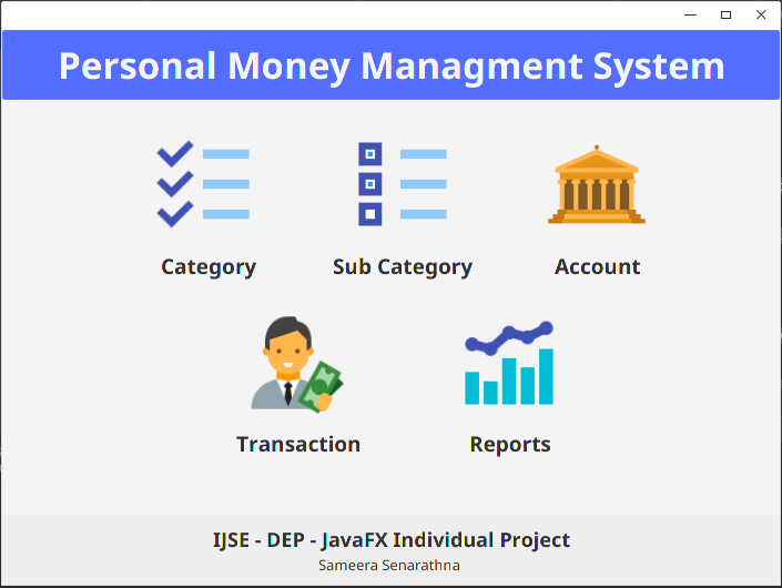 GitHub - Sameera-Senarathna/Personal-Money-Management-System