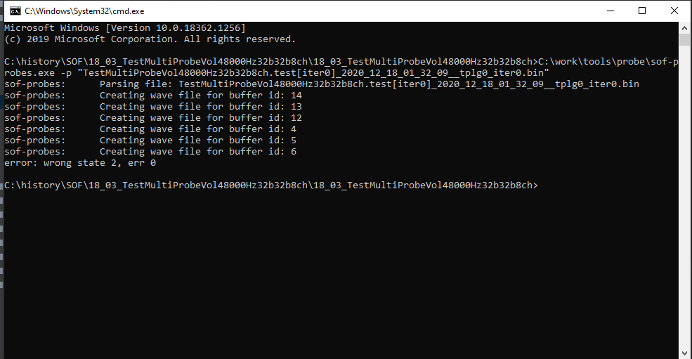 [BUG][ICL][Probe] Incorrect data in probe extracted file. · Issue #3706 · thesofproject/sof · GitHub