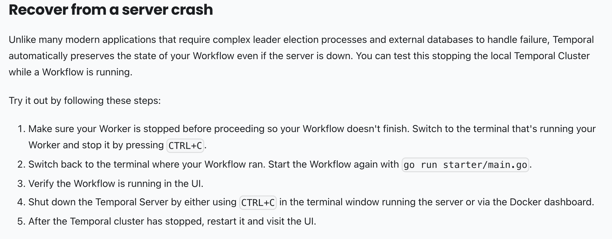 Typo In Getting Started Documentation Issue 2064 Temporalio