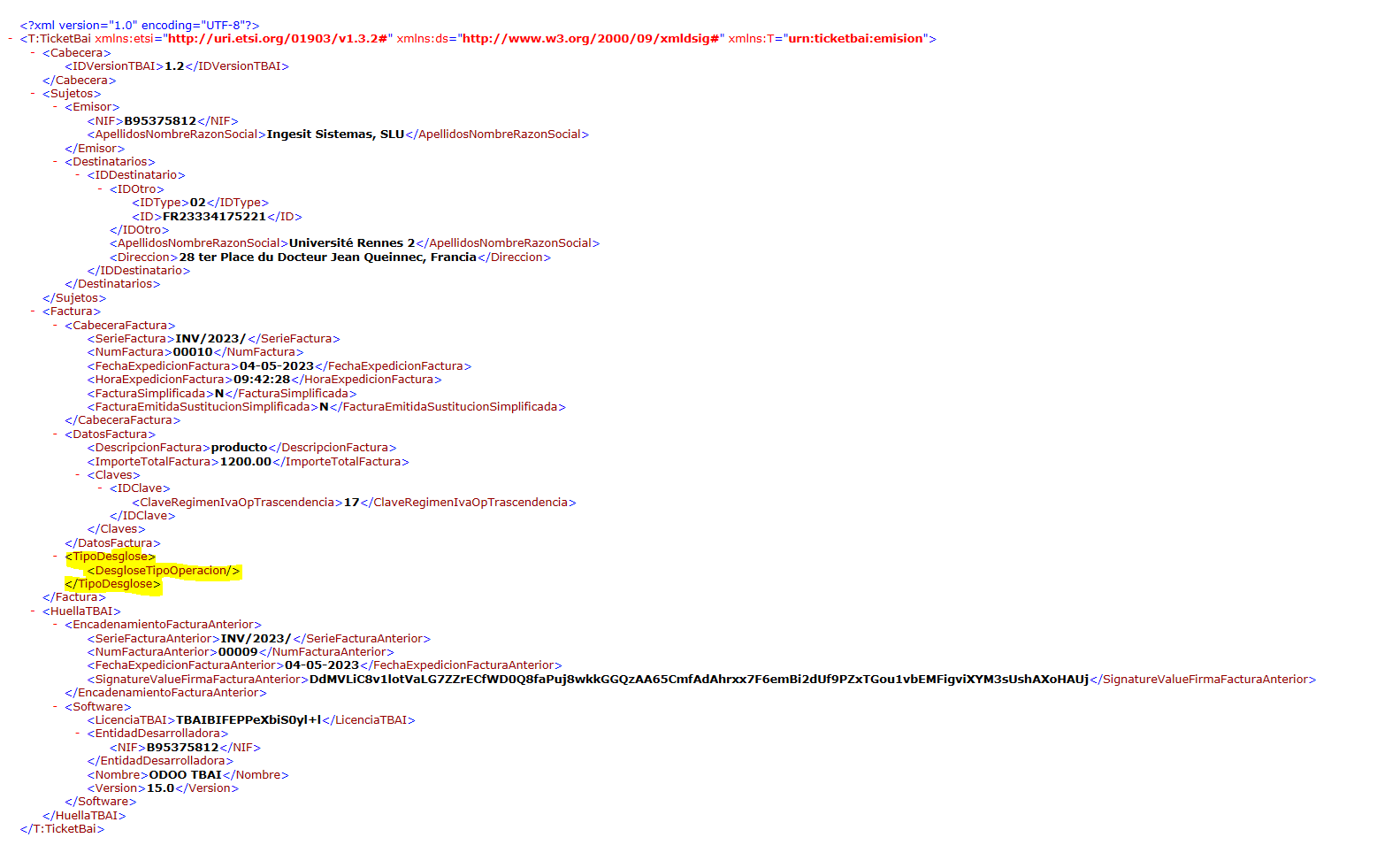 [15][BUG] l10n_es_ticketbai_oss: Error al enviar al SII · Issue #3024 · OCA/l10n-spain · GitHub