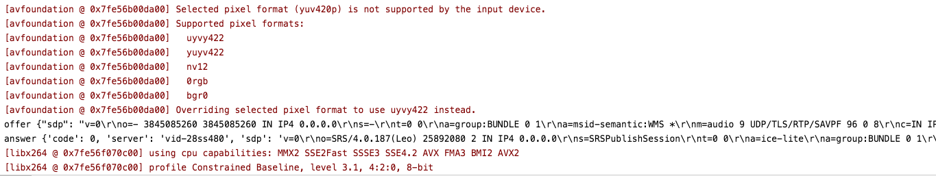 Aiortc is pushed to the SRS streaming media server, and the picture flashes and blurs · Issue ...