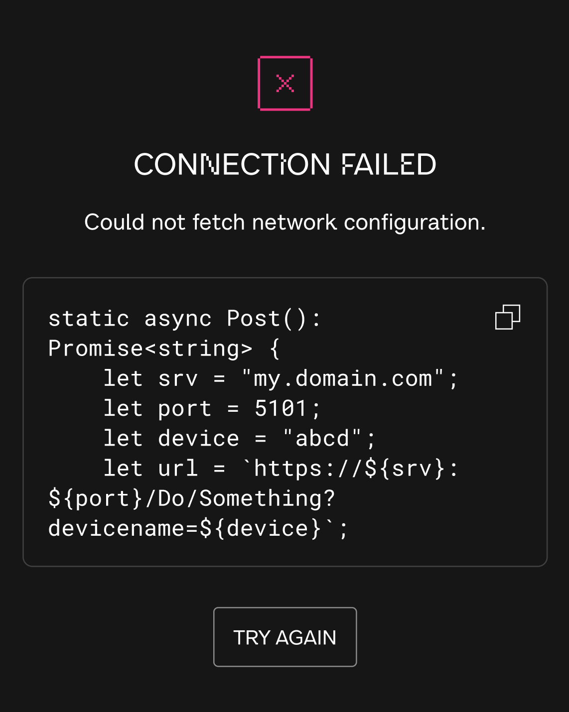 Improve error mapping when receiving error interaction (generic) · Issue #543 · vegaprotocol ...