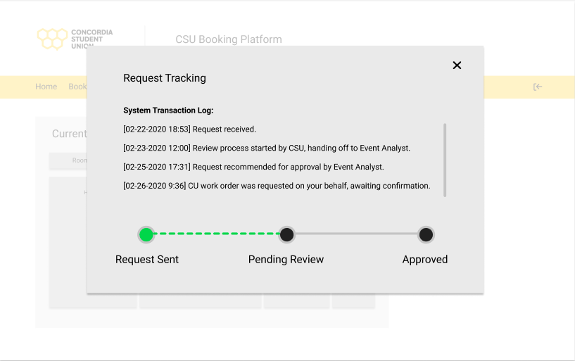 Booking Request Tracking · Issue 261 · Csu Booking Platformapplication · Github 
