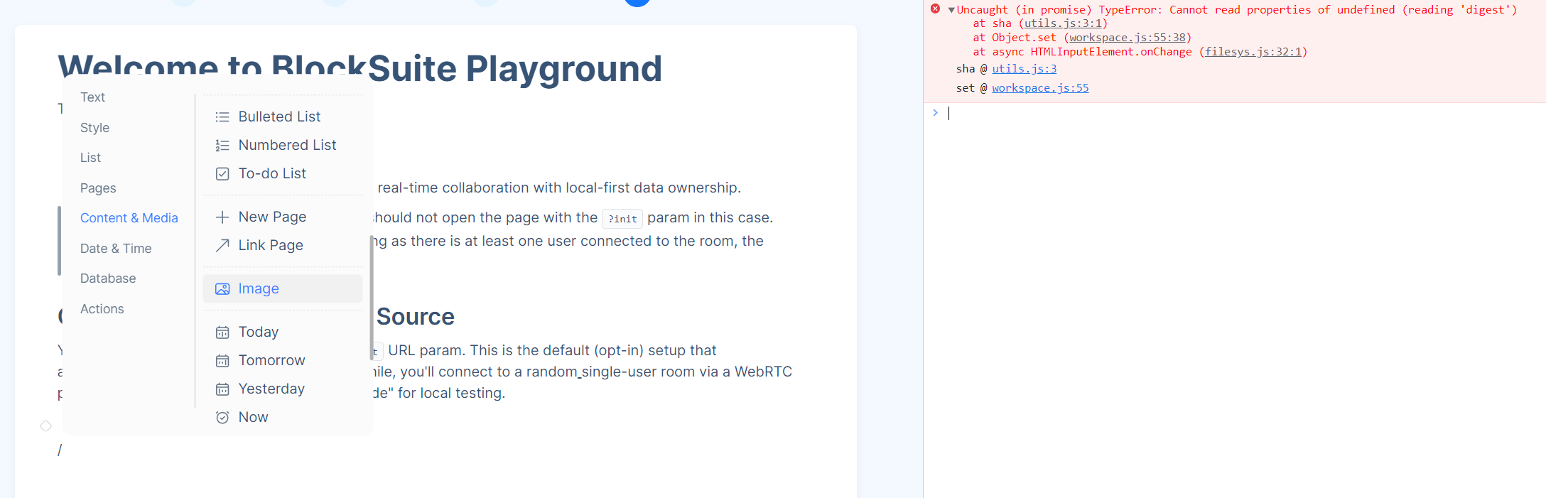 TypeError: Cannot read properties of undefined (reading 'digest') · Issue #2984 · toeverything ...