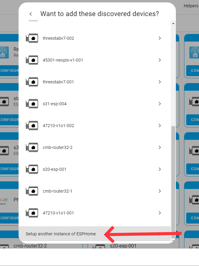 ESPHome integration ESPHome integration