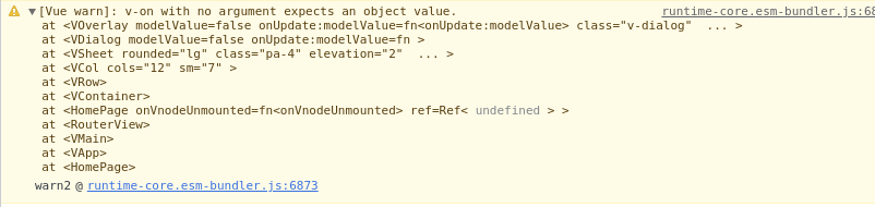 Bug Report 300 Alpha11 Dialog Throws Errors When Clicking On It Uncaught Typeerror 