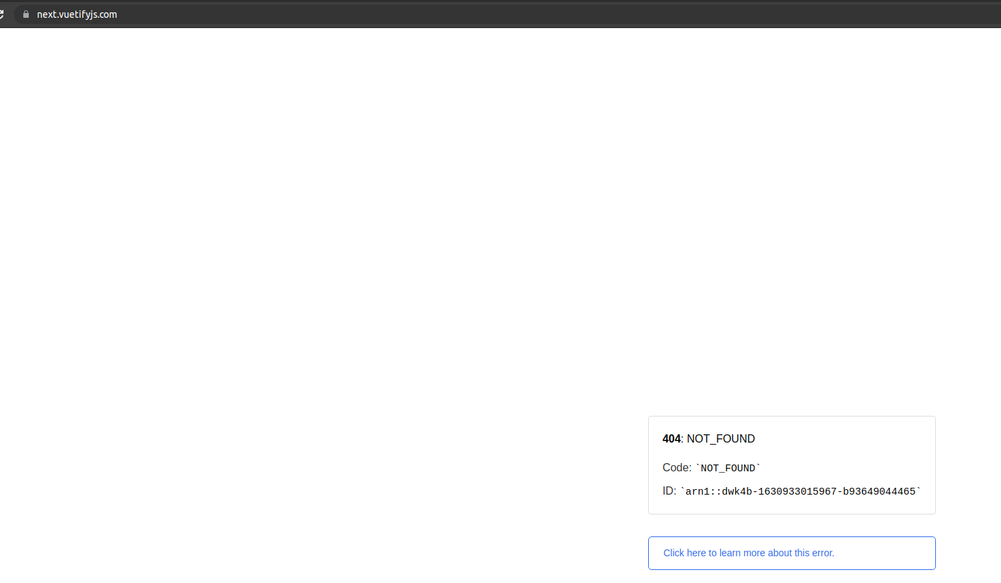 [Documentation] next.vuetifyjs.com is down · Issue #14130 · vuetifyjs/vuetify · GitHub