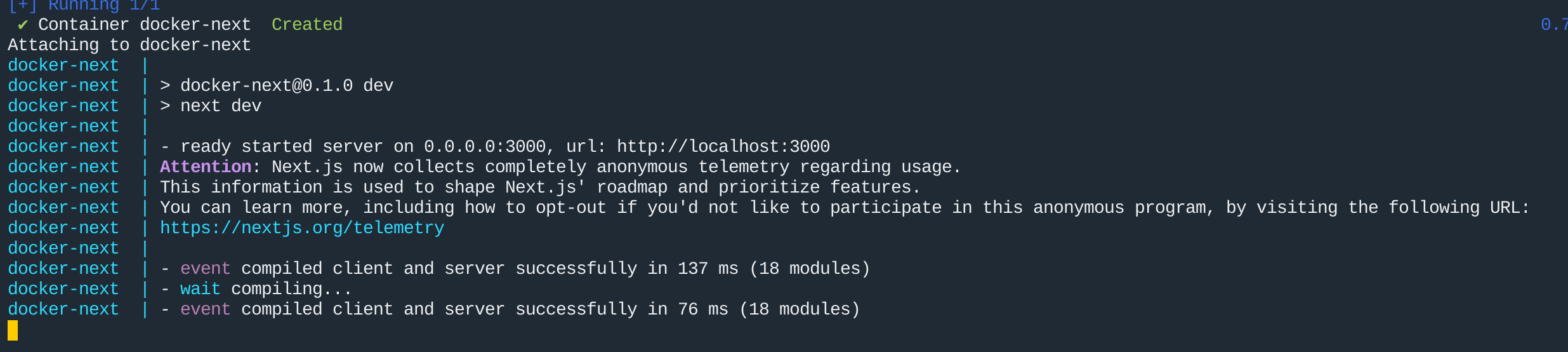 Regression: file changes in dev mode don't get detected in docker containers · Issue #52070 ...