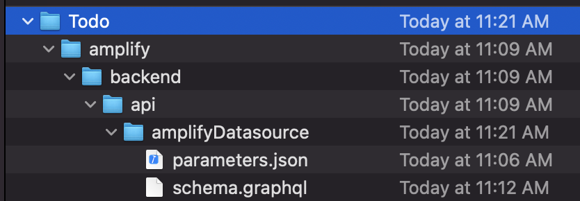 (iOS) schema.graphql file not showing up in xcode during Tutorial configuration · Issue #1469 ...