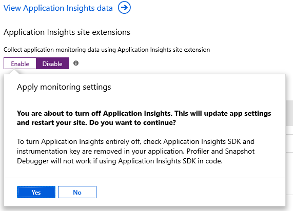 Application Insights Profiling In Net Core Does Not Work When Using Microsoft