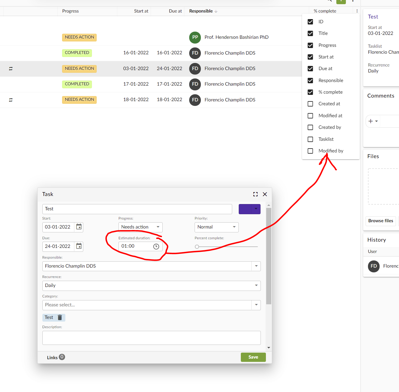 estimated duration selectable in grid · Issue #778 · Intermesh/groupoffice · GitHub