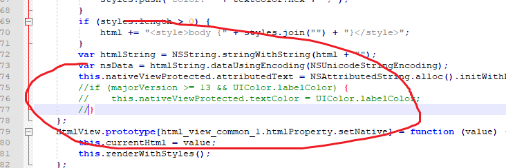 Ns 64 Htmlview Inconsistent Results On Android And Ios · Issue 8368 · Nativescript