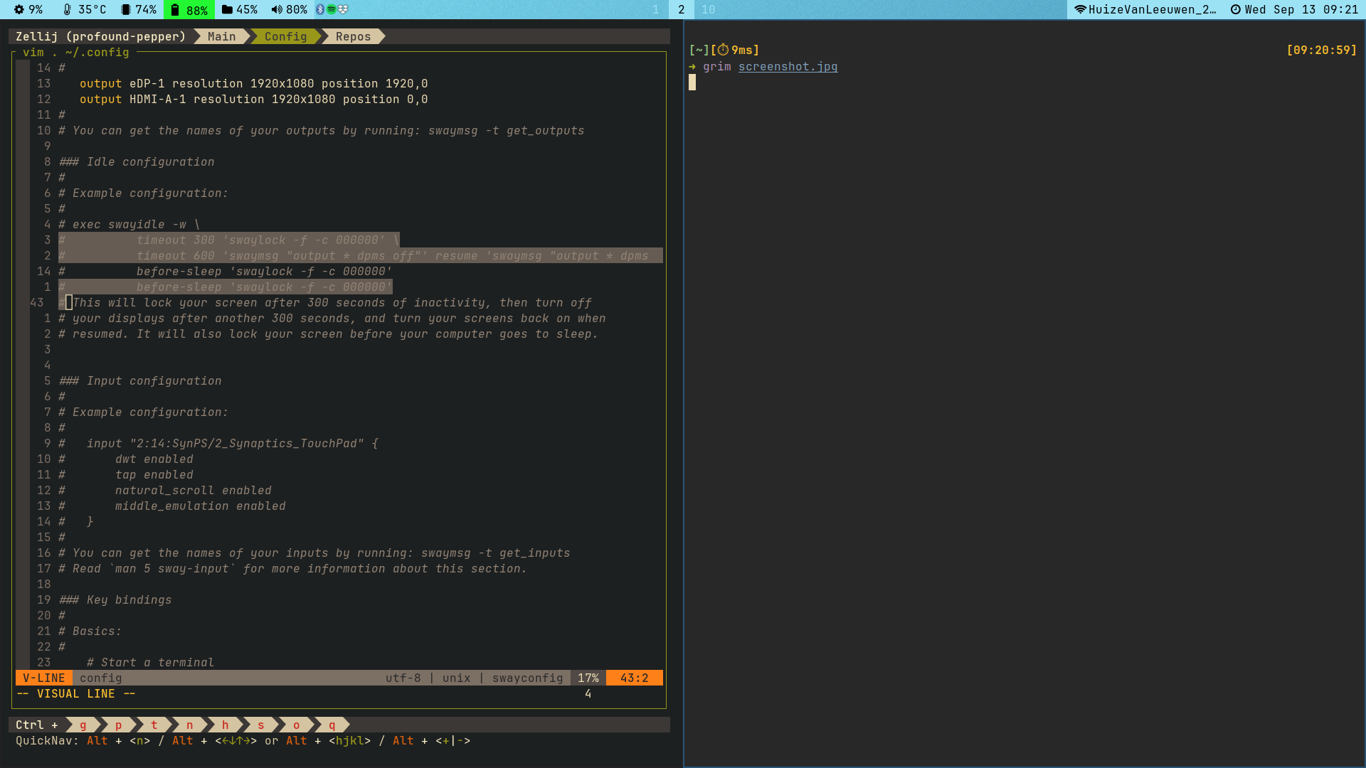 neovim wrapped lines render different lines · Issue #2785 · zellij-org/zellij · GitHub