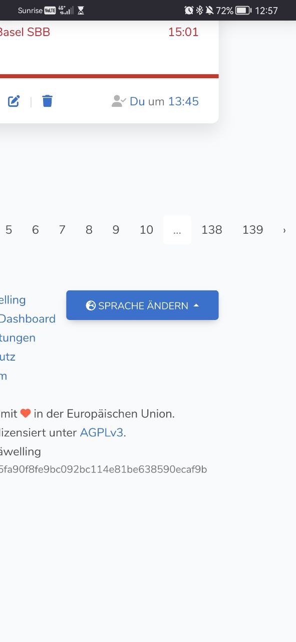 Pagination too Big for Mobile Screens · Issue #1322 · Traewelling ...
