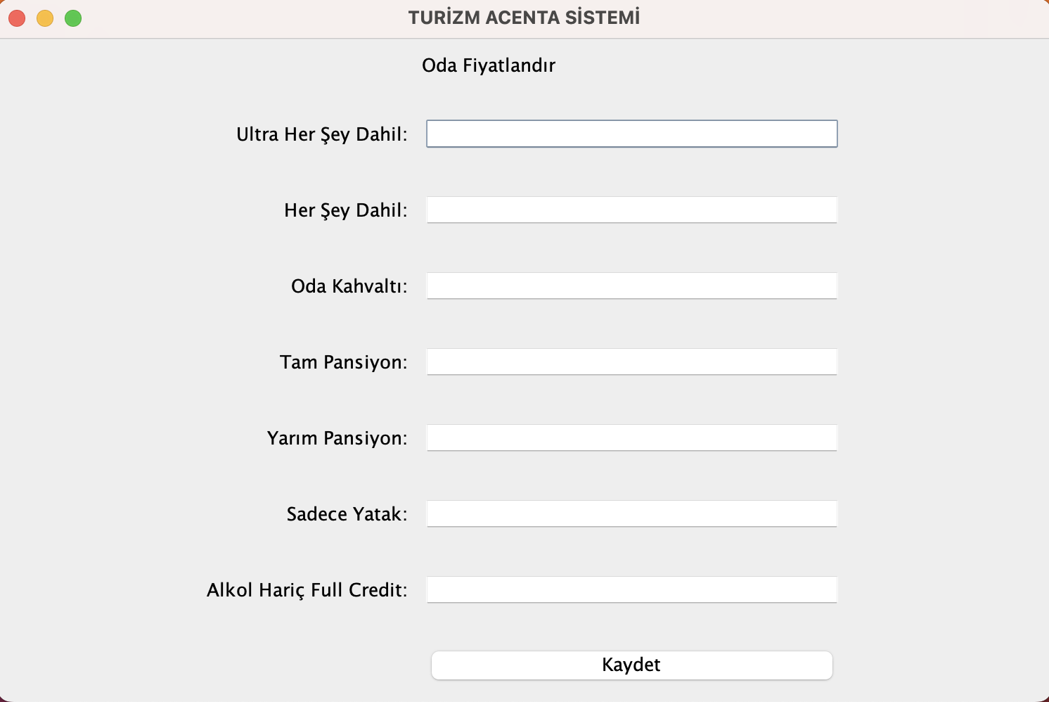 GitHub - furkanbalikci/TourismAgencySystem: Tourism Agency System