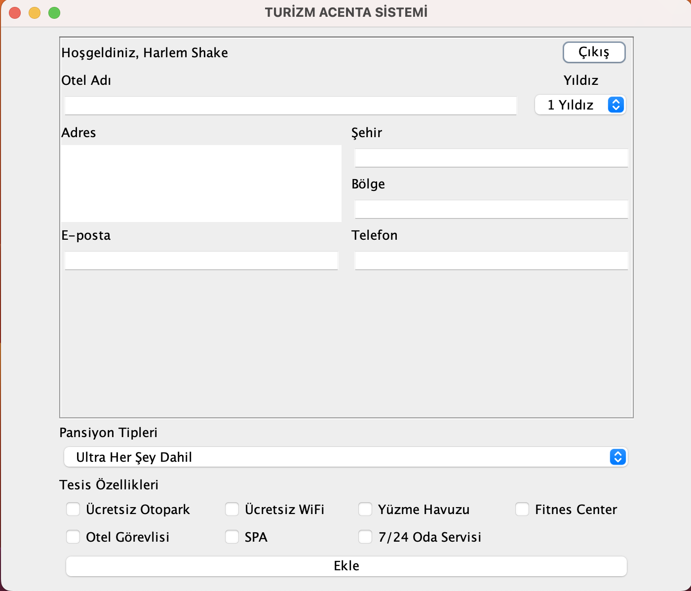 GitHub - furkanbalikci/TourismAgencySystem: Tourism Agency System