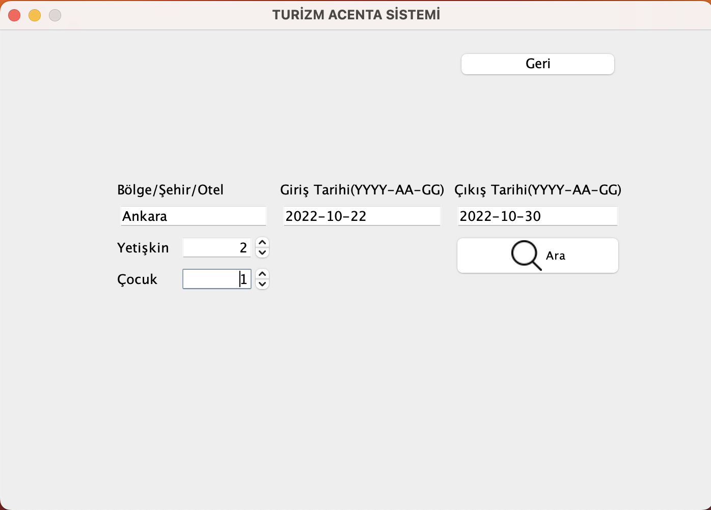 GitHub - furkanbalikci/TourismAgencySystem: Tourism Agency System