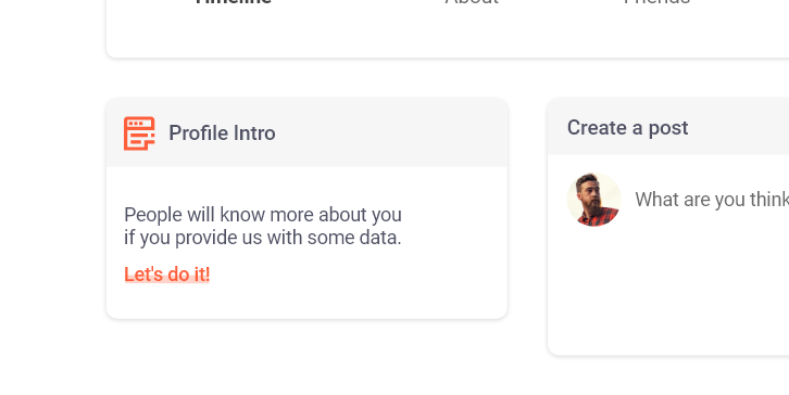 Design a detailed personal form for the About Component · Issue #91 · KristianWEB/fakebooker ...