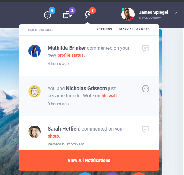 Design a notification system · Issue #113 · KristianWEB/fakebooker-frontend · GitHub