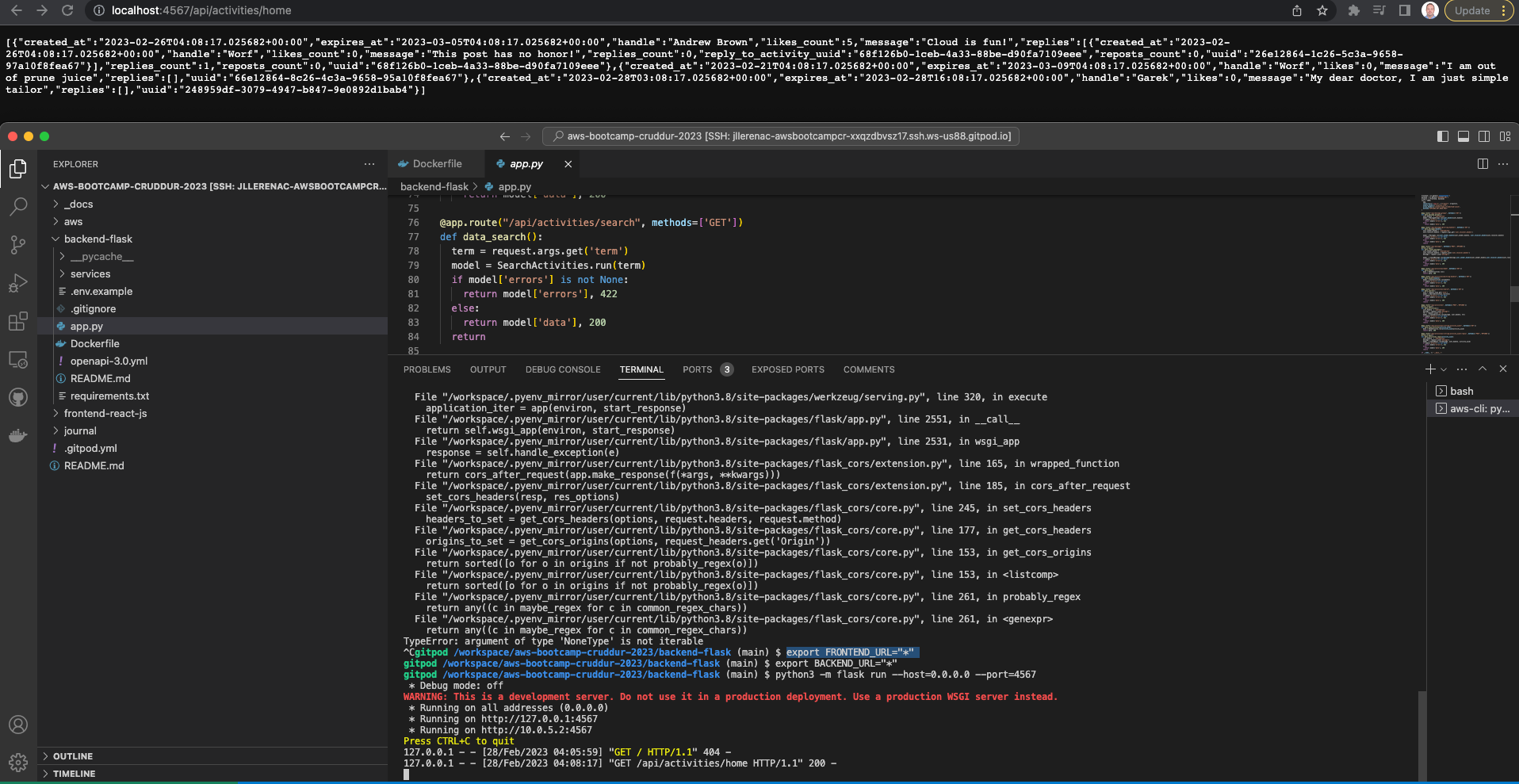 aws-bootcamp-cruddur-2023/journal/week1.md at main · jllerenac/aws-bootcamp-cruddur-2023 · GitHub