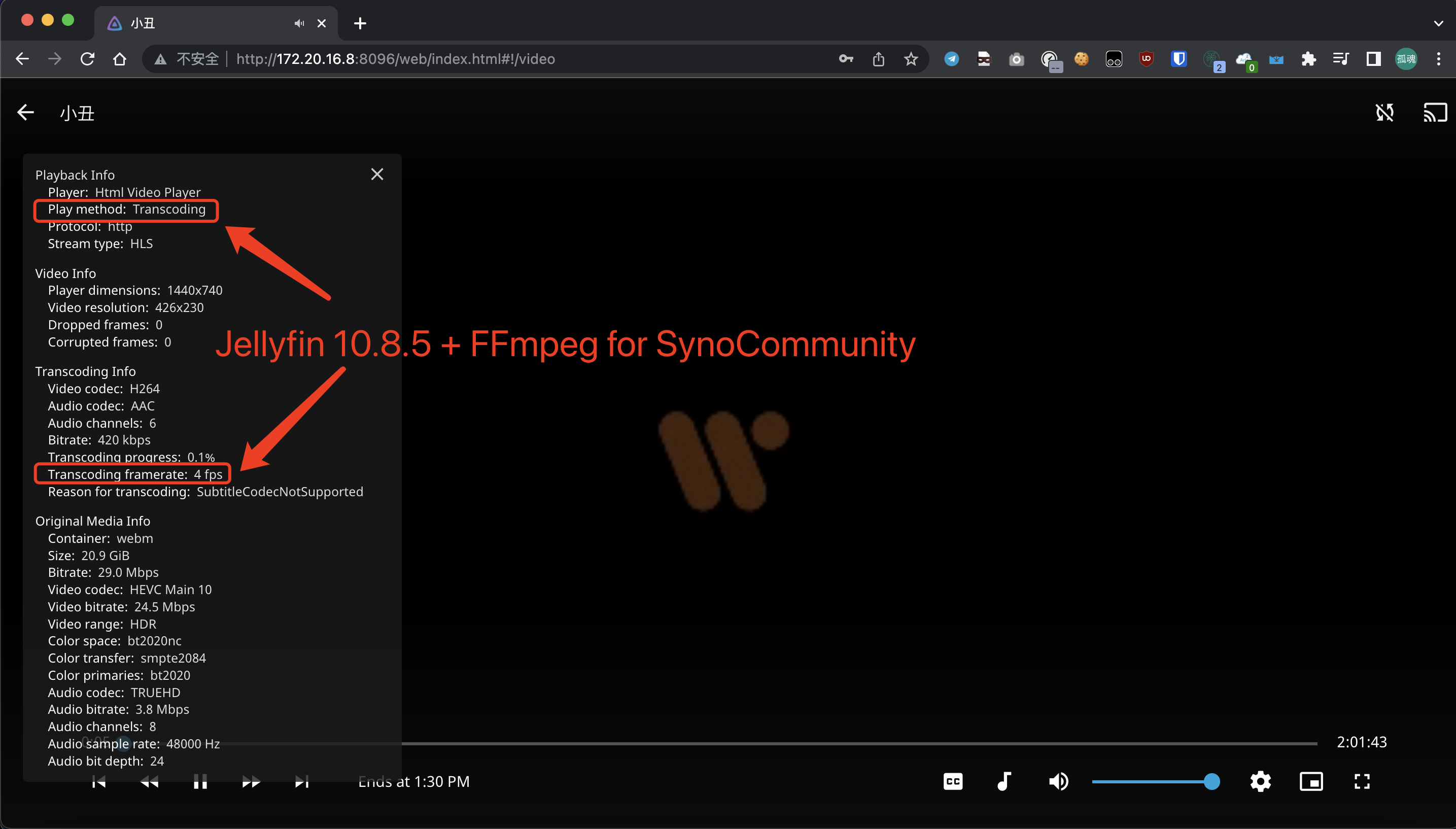 Now Jellyfin decoding is too slow. . . · Issue #5445 · SynoCommunity/spksrc · GitHub