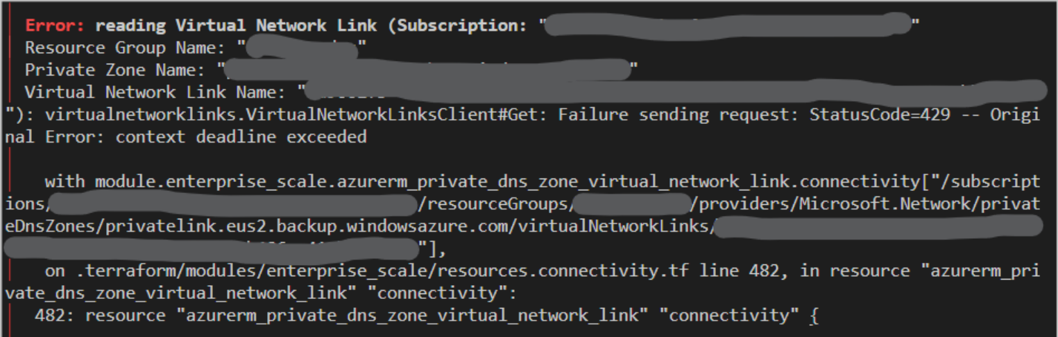 Bug Report Terraform Commands Caused Azure Request Limit Exceeded · Issue 570 · Azure