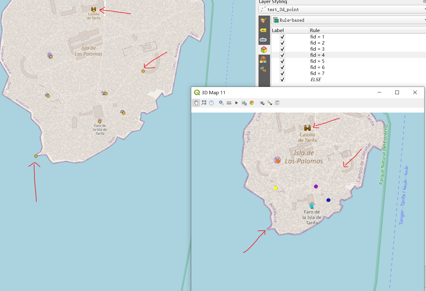 Some Feature Are Not Rendered In A 3d Map View When Using Rule Based