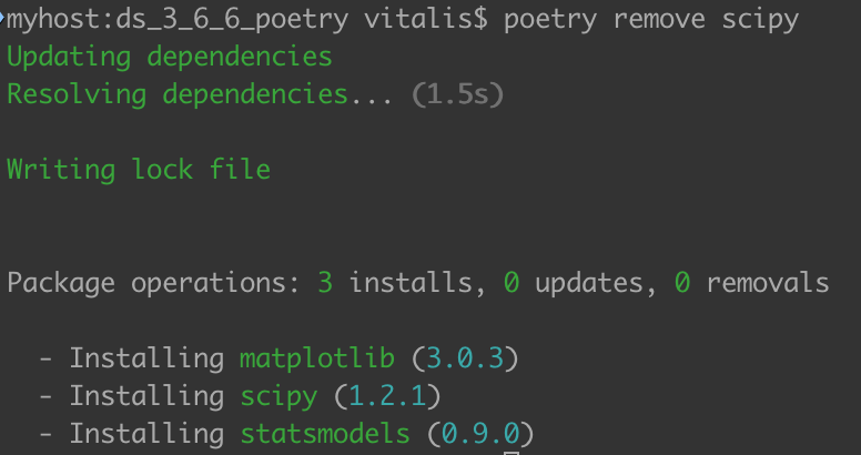 Poetry Remove Doesn T Remove But Instead Performs Install · Issue 1098 · Python Poetry Poetry