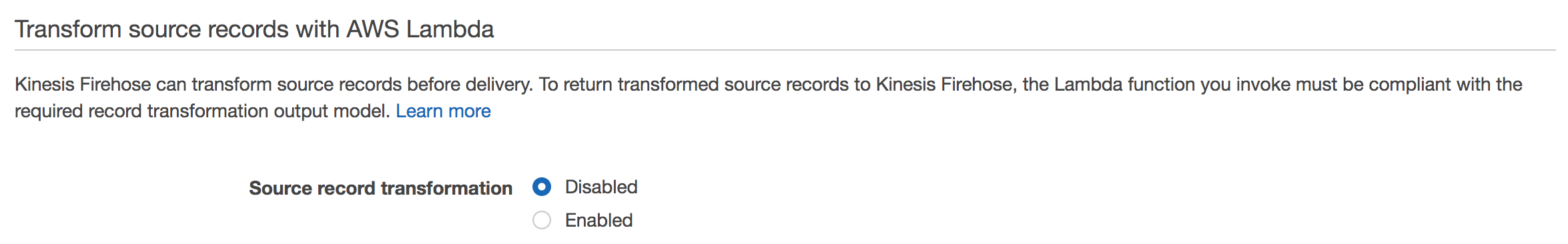 This operation is not permitted on KinesisStreamAsSource delivery stream type. · Issue #60 ...